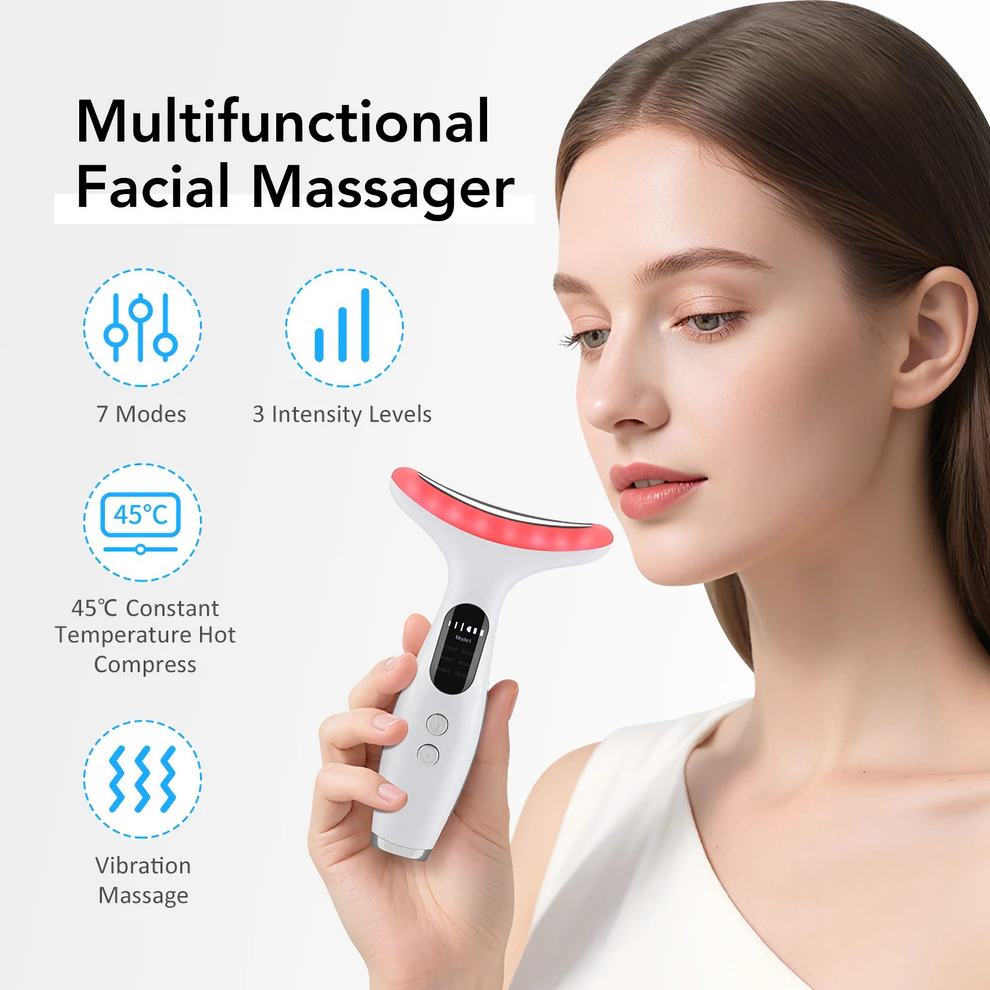 EMS Microcurrent Face & Neck Massager – Launitas